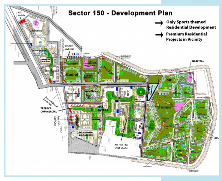 Sector 150 Master Plan | PDF