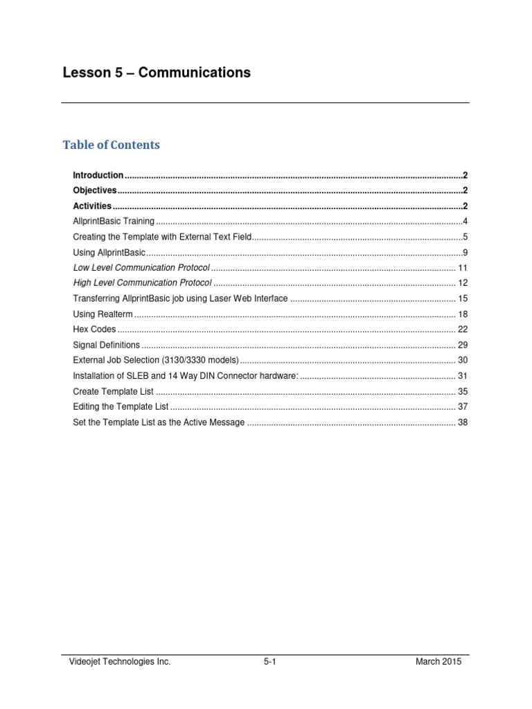 AllprintBasic Training for Videojet 3330 | PDF | Computer Science ...