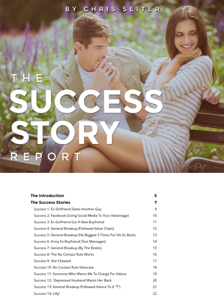 Ex Back Success Stories | PDF | Jealousy | Social Media