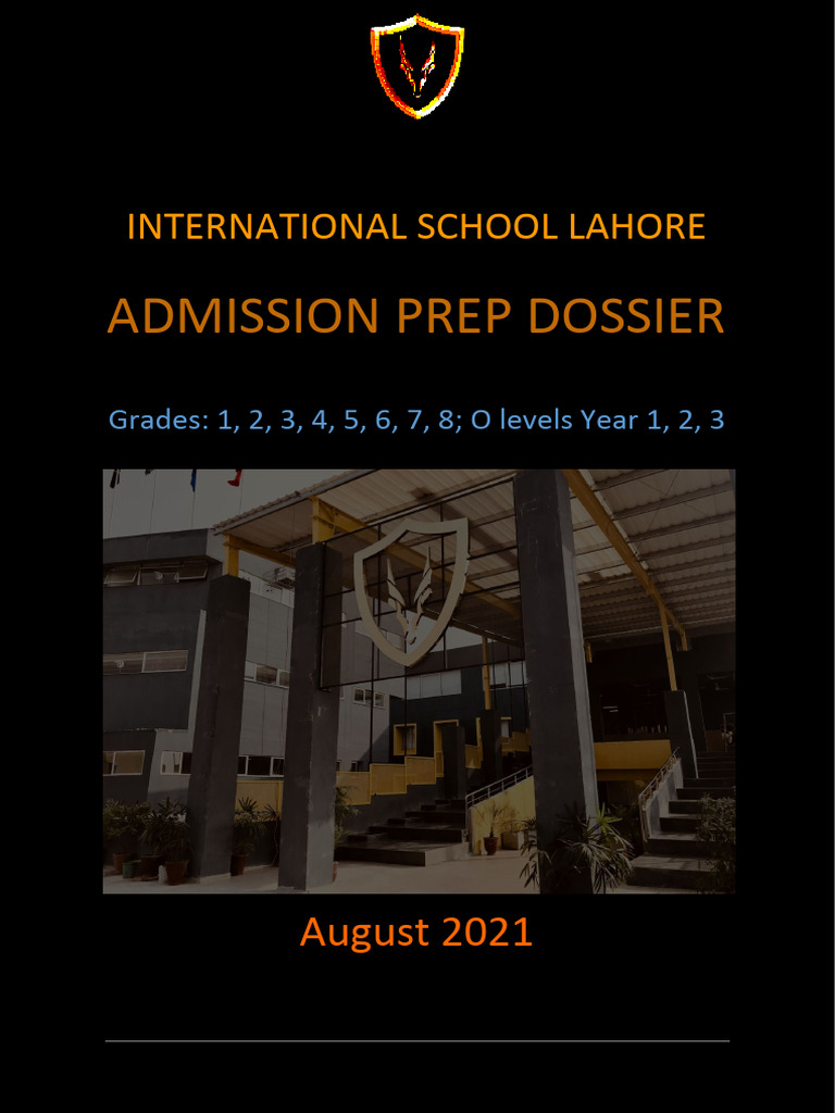 ISL Early Admission Prep Dossier Grade 1 - O Levels | PDF | English Language | Equations