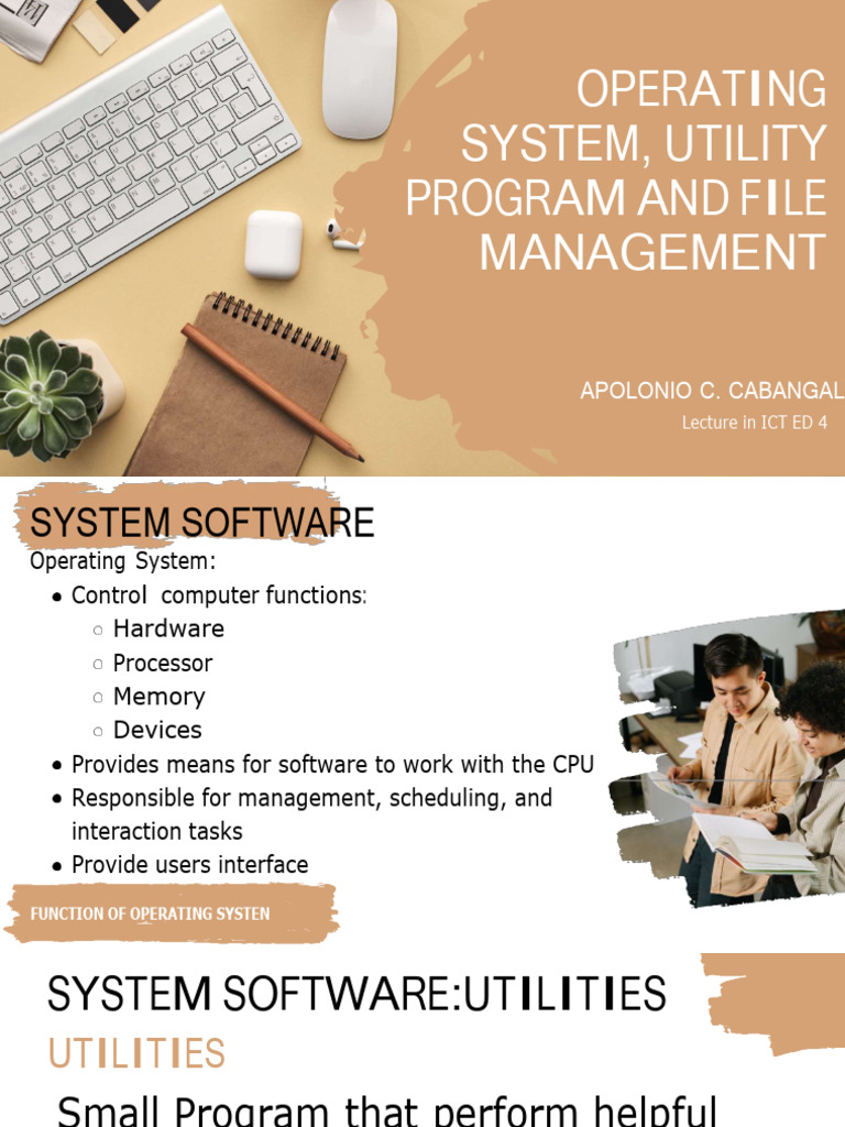 Chapter 3 Part 1 To Send | PDF | Operating System | Tablet Computer