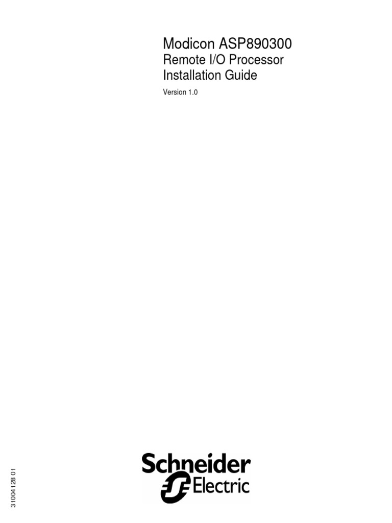 As-H819-209 Modicon Asp890300 User Manual | PDF | Programmable Logic Controller | Computing