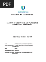 UiTM Industrial Training Report | PDF | Scaffolding | Concrete