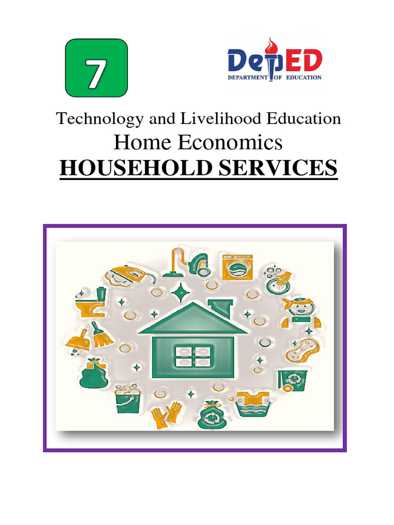 Household Services 7 w1 Mod1 | PDF | Housekeeping | Vacuum Cleaner