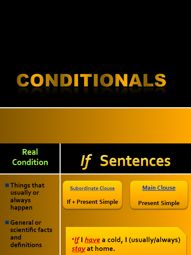 Conditionals | PDF