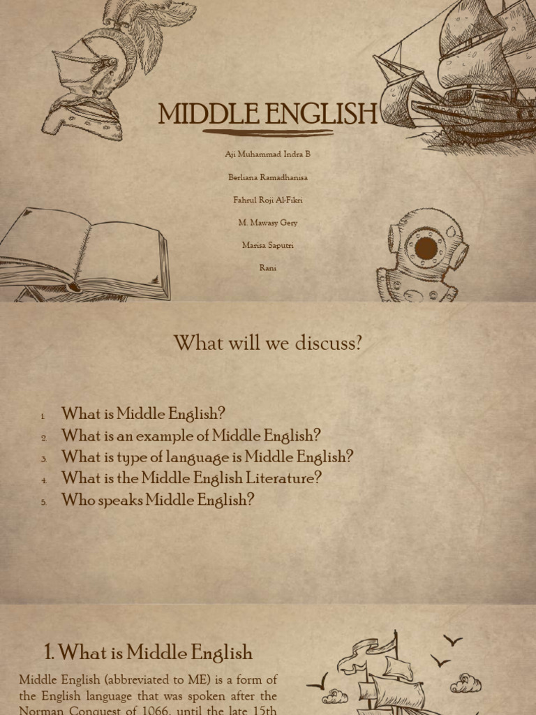 Middle English | PDF | English Language | Middle English Literature Middle English | PDF | English Language | Middle English Literature