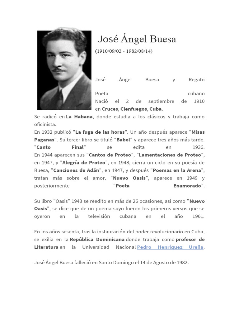 José Ángel Buesa | PDF