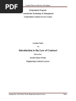 Law of Contract Notes | PDF | Law