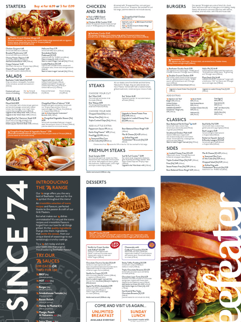 Beefeater Main Menu Band3 | PDF