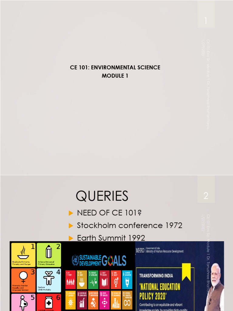 Mod 1 Ecology | PDF | Climate Change | Food Web