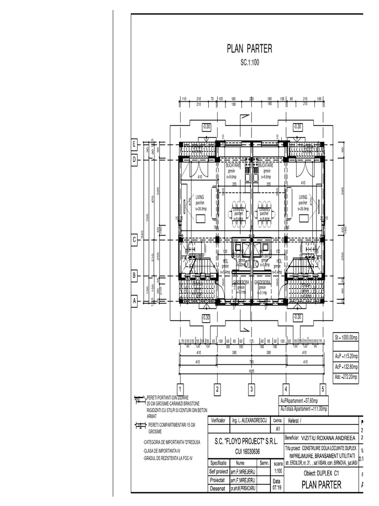 Apartment Floor Plan and Specifications | PDF