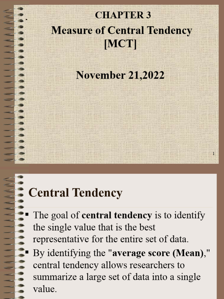 CH 3 | PDF | Mode (Statistics) | Mean