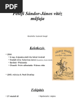 János Vitéz Vázlat 1-4. Rész (Memoriterrel) | PDF