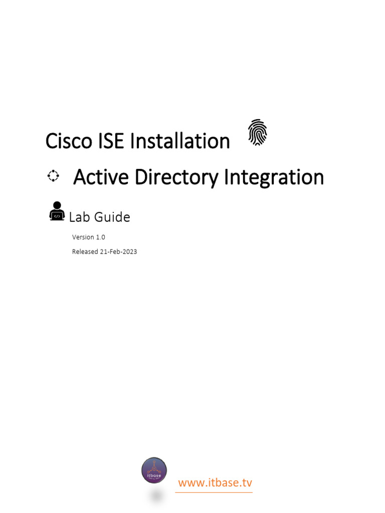 Cisco Ise Installation and Integration With AD | PDF