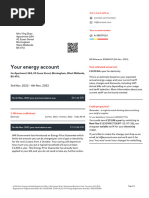 Uk utility bill | PDF | Payments | Economies