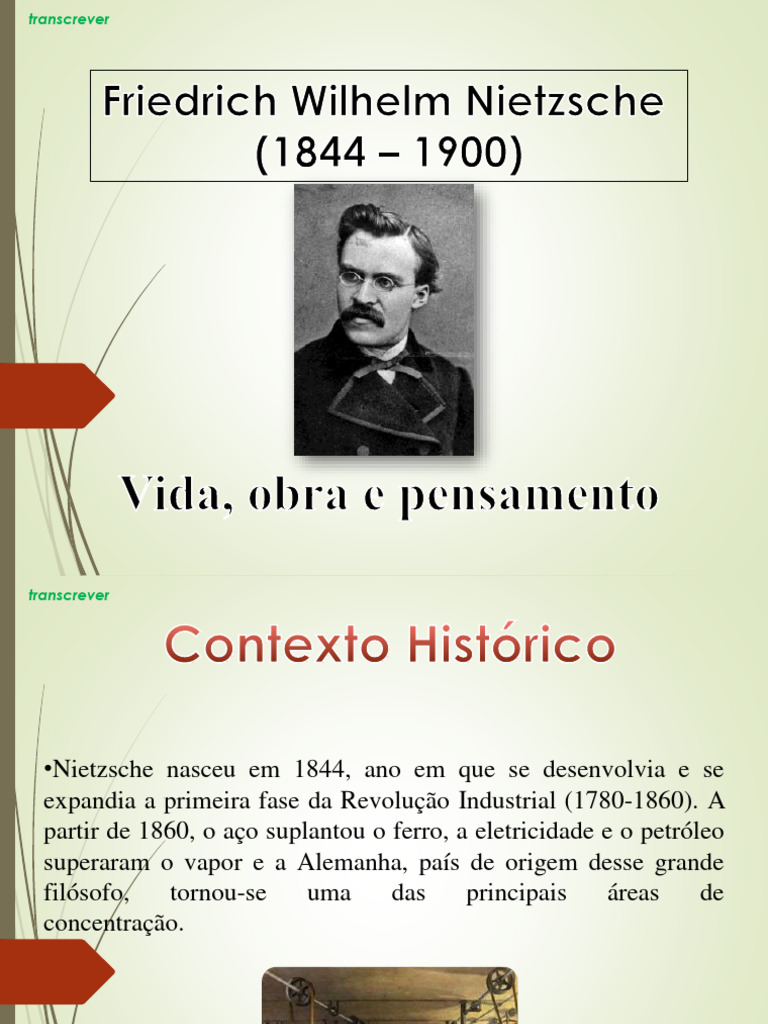 Nietzsche Filosofia. | PDF | Friedrich Nietzsche | Niilismo