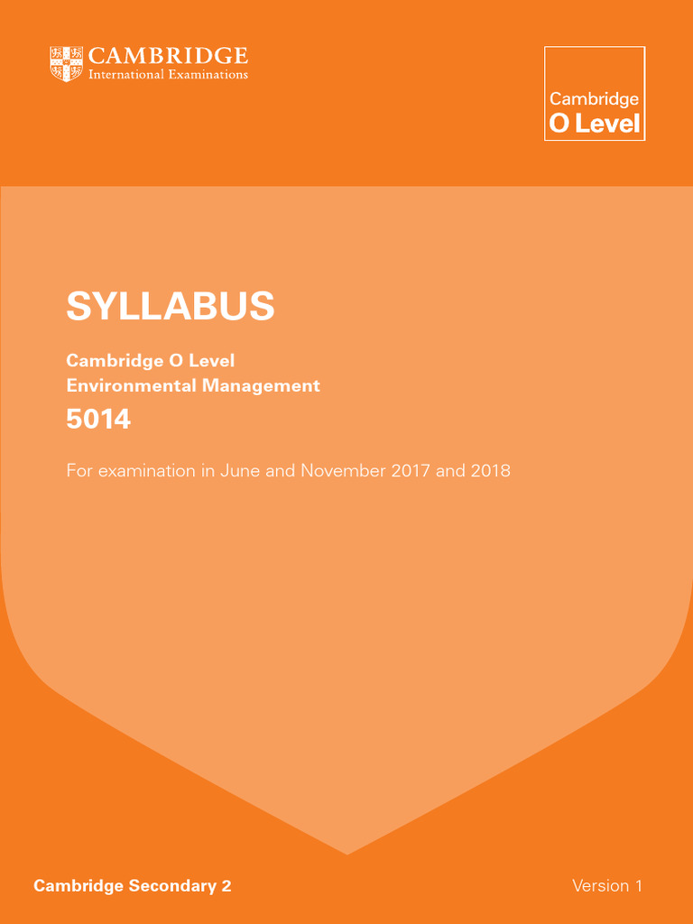 202790-2017-2018-Syllabus Environmental Management | PDF | Soil | Human ...