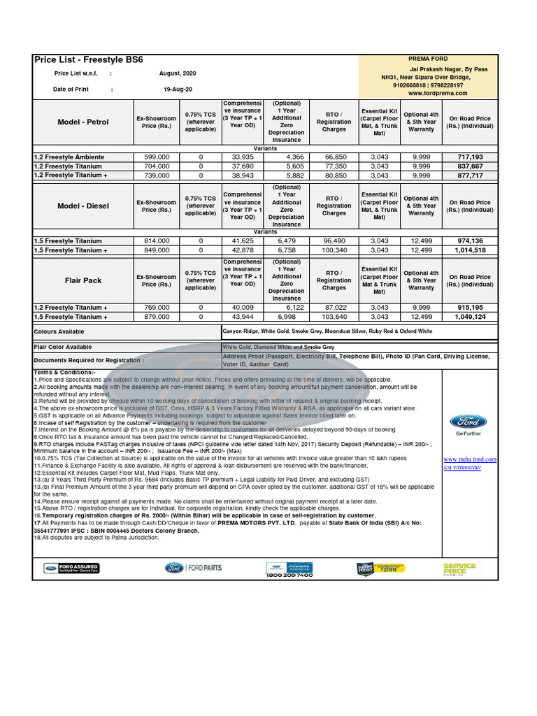 2.new Freestyle - Rest of India | PDF | Receipt | Banks