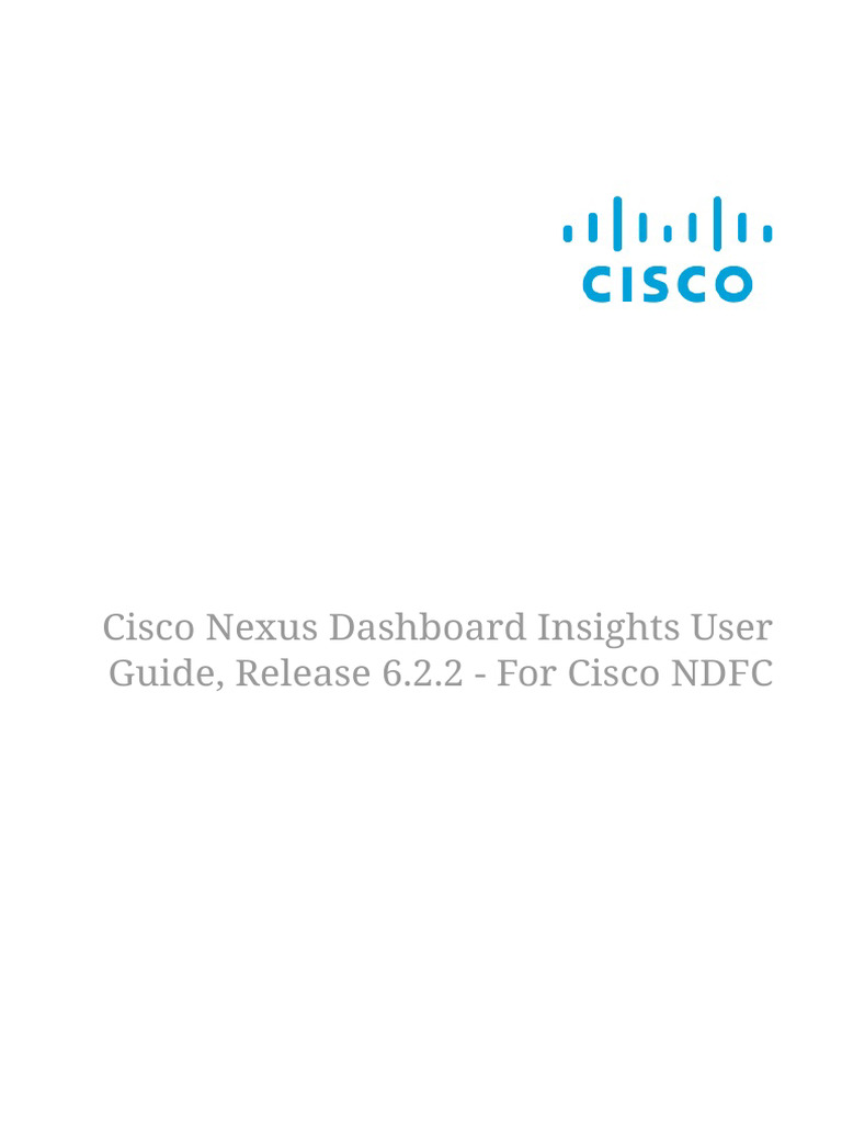 Cisco Ndi User Guide Release 622 NDFC | PDF | Domain Name System ...