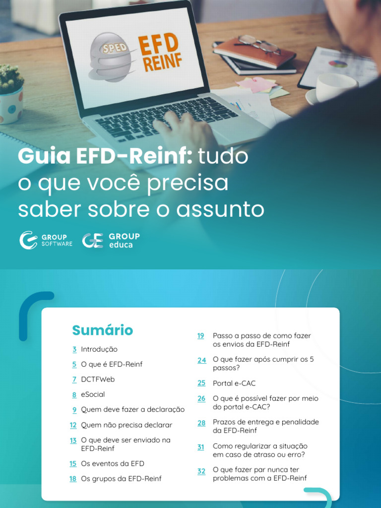 Guia EFD Reinf | PDF | Impostos | Imposto de Renda