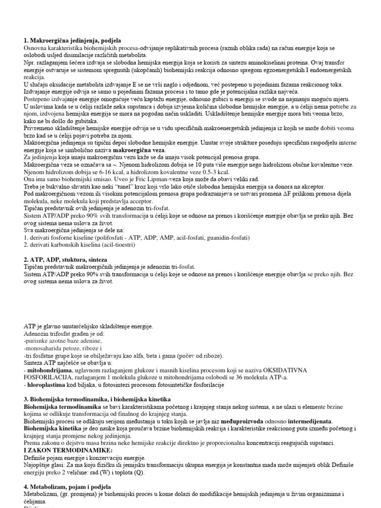 Biohemija | PDF