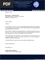 Request Letter For Sound System1 | PDF