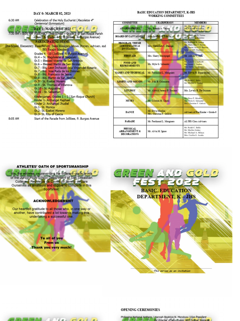Invitation Intrams | PDF