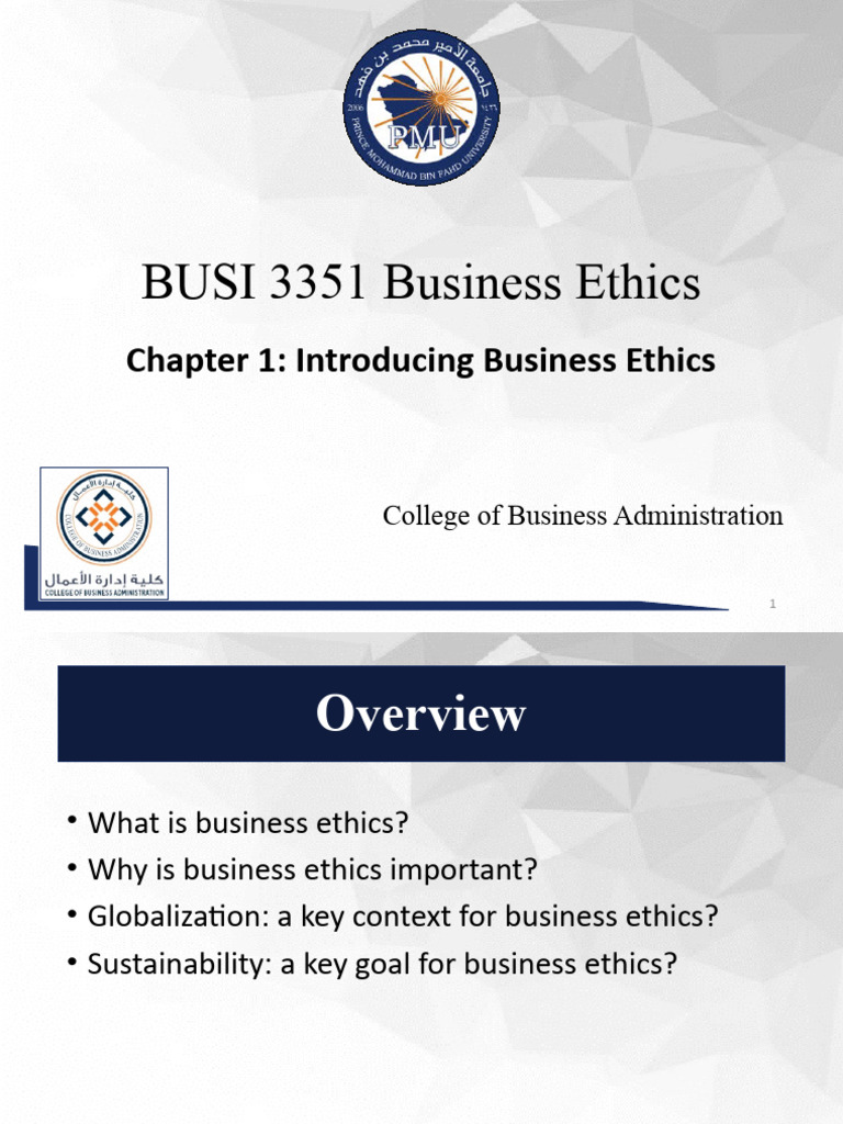 Chapter - 1 - Introducing Business Ethics | PDF | Business Ethics ...