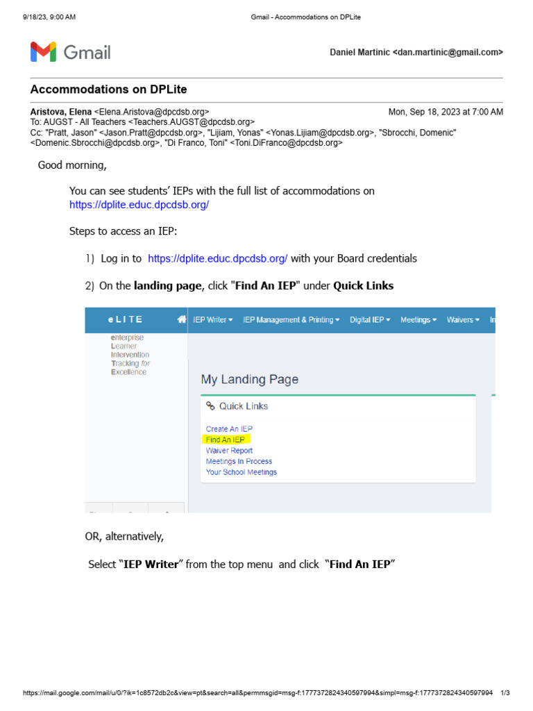 Dplite Instructions | PDF | Gmail | Information Technology