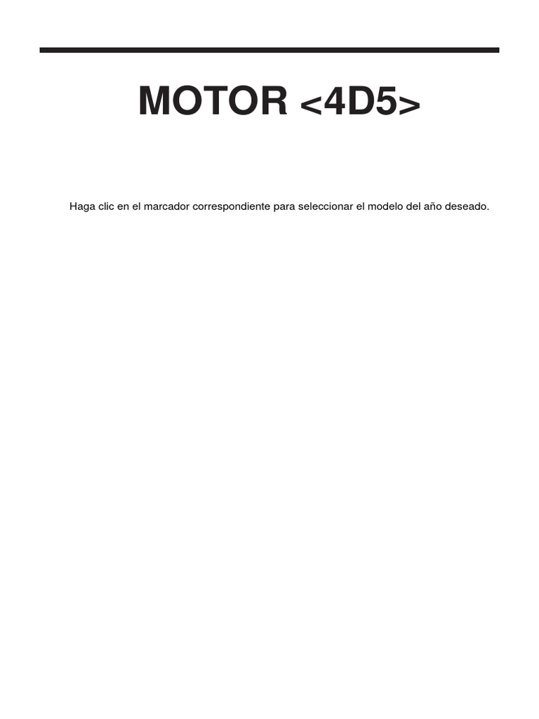 MOTOR : Haga Clic en El Marcador Correspondiente para Seleccionar El ...
