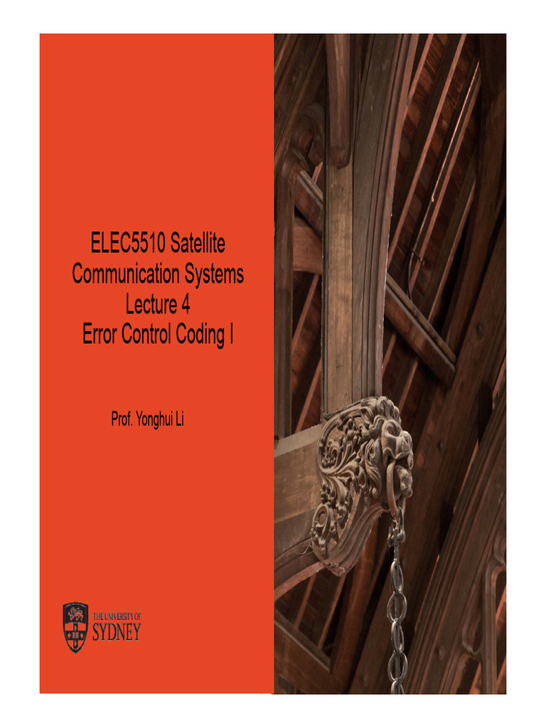Lecture Notes 4 5510 2017 Pdf Error Detection And Correction