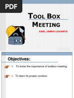 TOOLBOX SAFETY MEETING Form | PDF