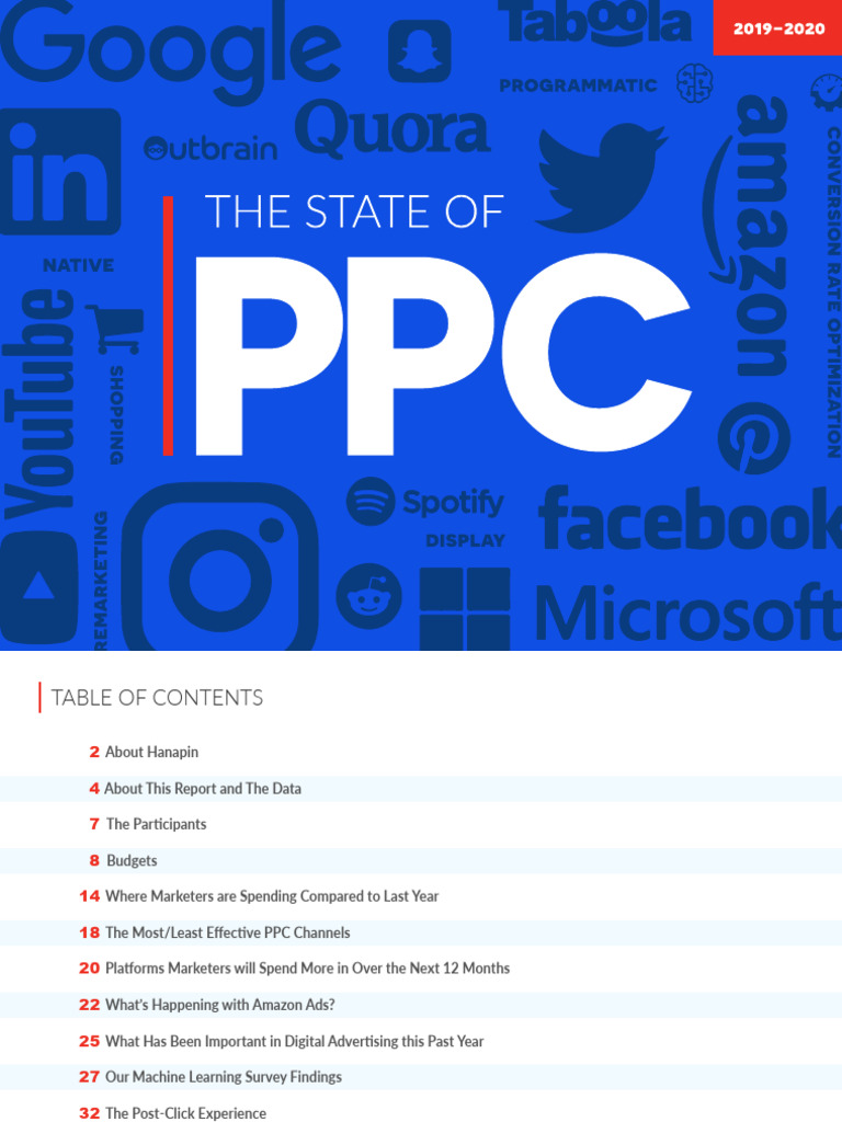 The State of PPC 2019 2020 Hanapin Marketing FINAL | PDF | Digital Marketing | Advertising