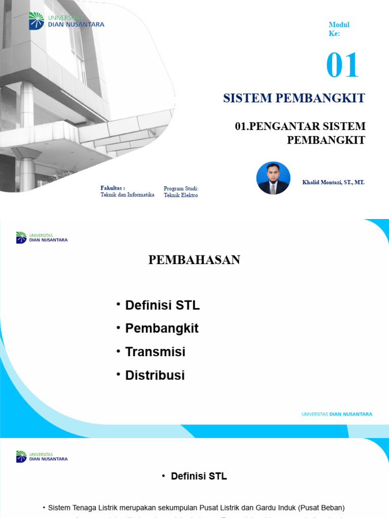 Sistem Pembangkit | PDF