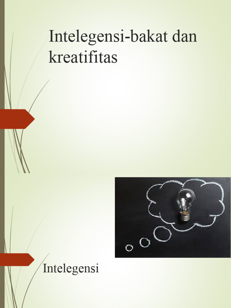Memahami Intelegensi dan Bakat | PDF