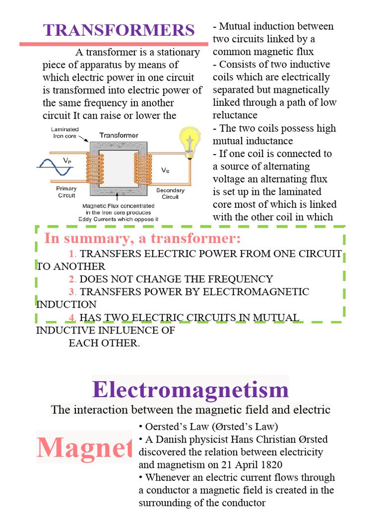 Electrical Apparatus and Devices | PDF | Electromagnetic Induction ...