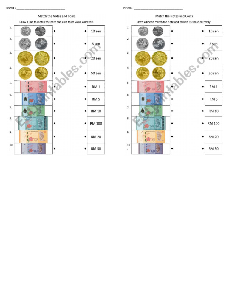 Money Exercise | PDF