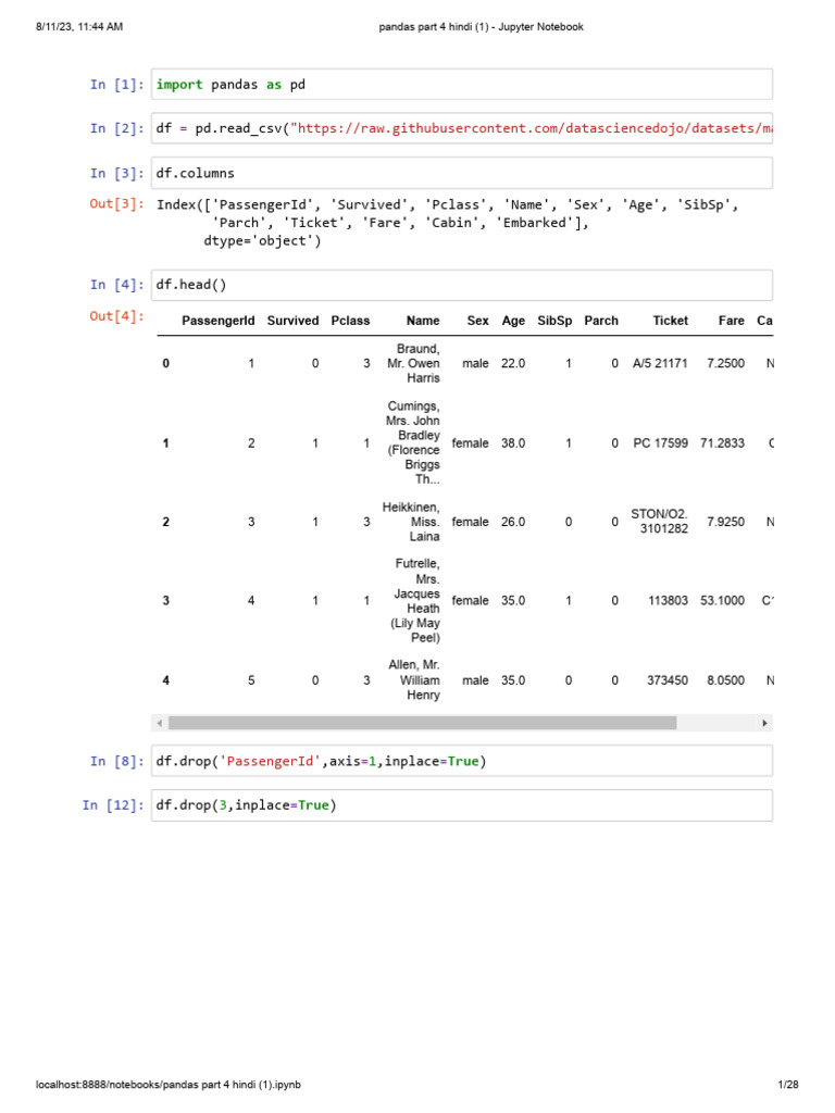 Pandas Part 4 Hindi Pdf 