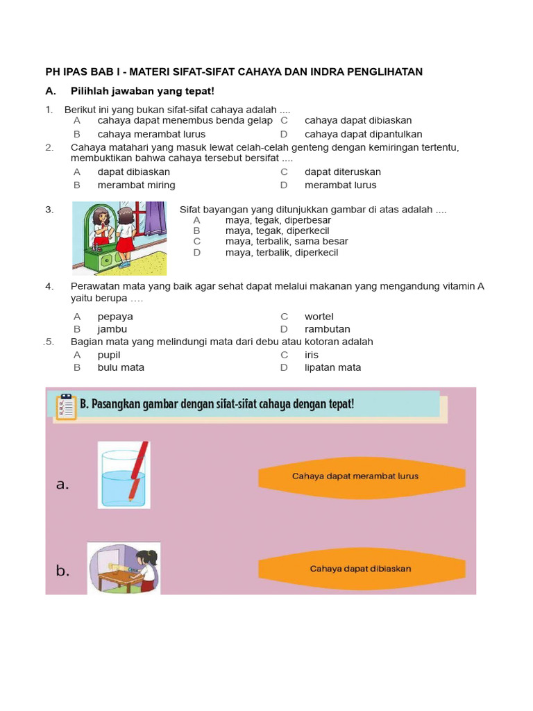 PH Ipas Bab 1 Kls 5 | PDF
