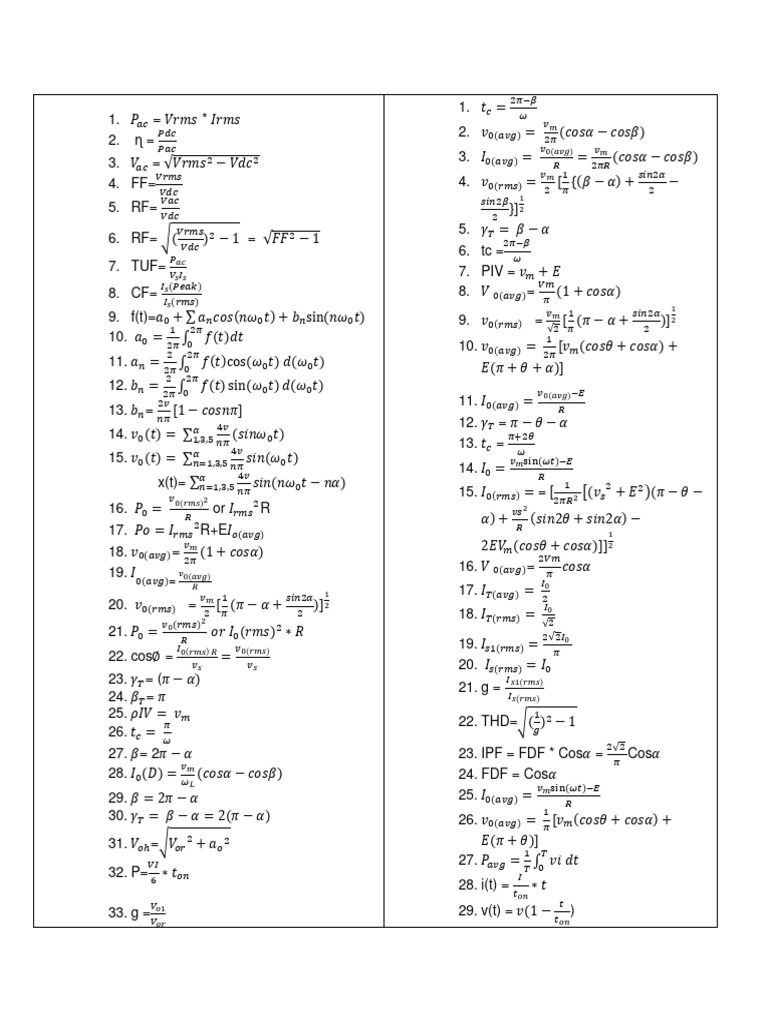 Equation (EEE-377) | PDF
