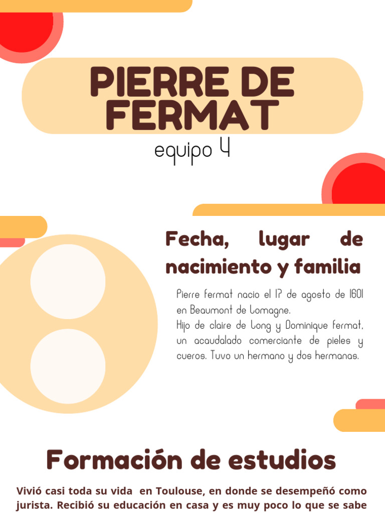 Pierre de Fermat | PDF | Matemáticas