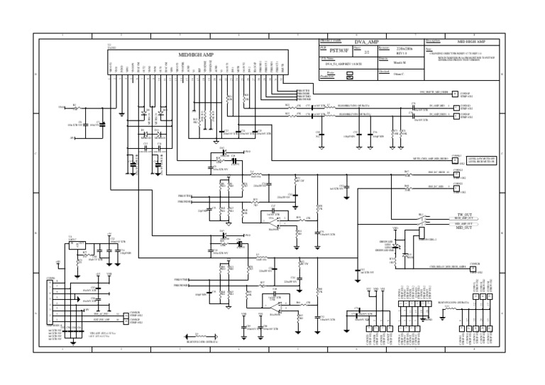 DVA T4 Amp Mid - High (Scheme) | PDF