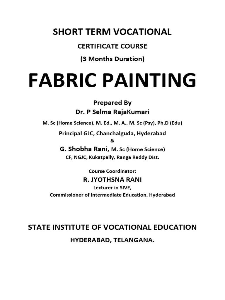 Fabric Painting | PDF | Paintings | Textiles