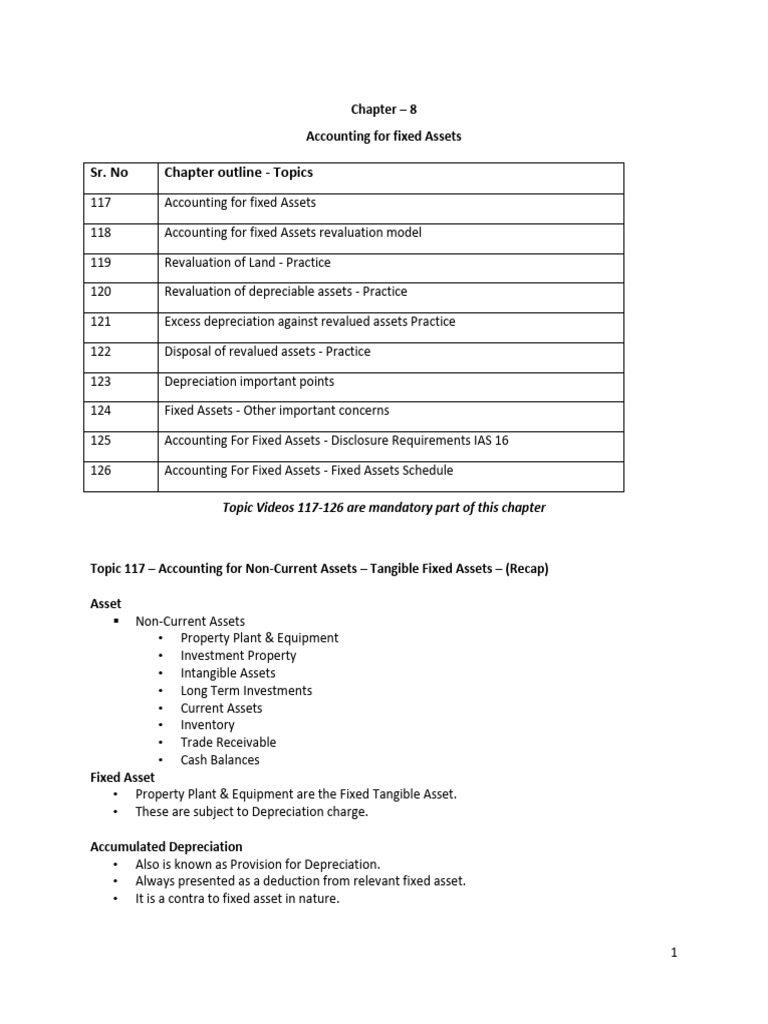 Module 8 | PDF | Depreciation | Fixed Asset