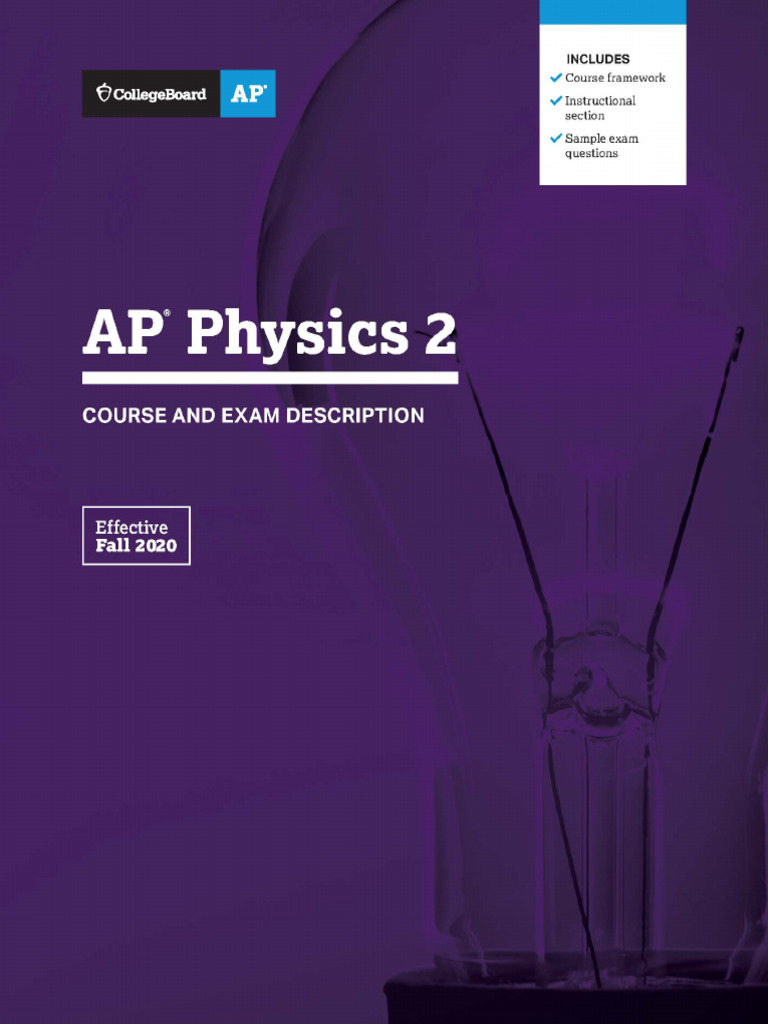 AP Physics 2 Course and Exam Description | PDF