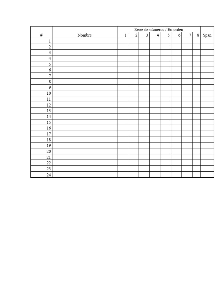 Cubos de Corsi (Test) | PDF