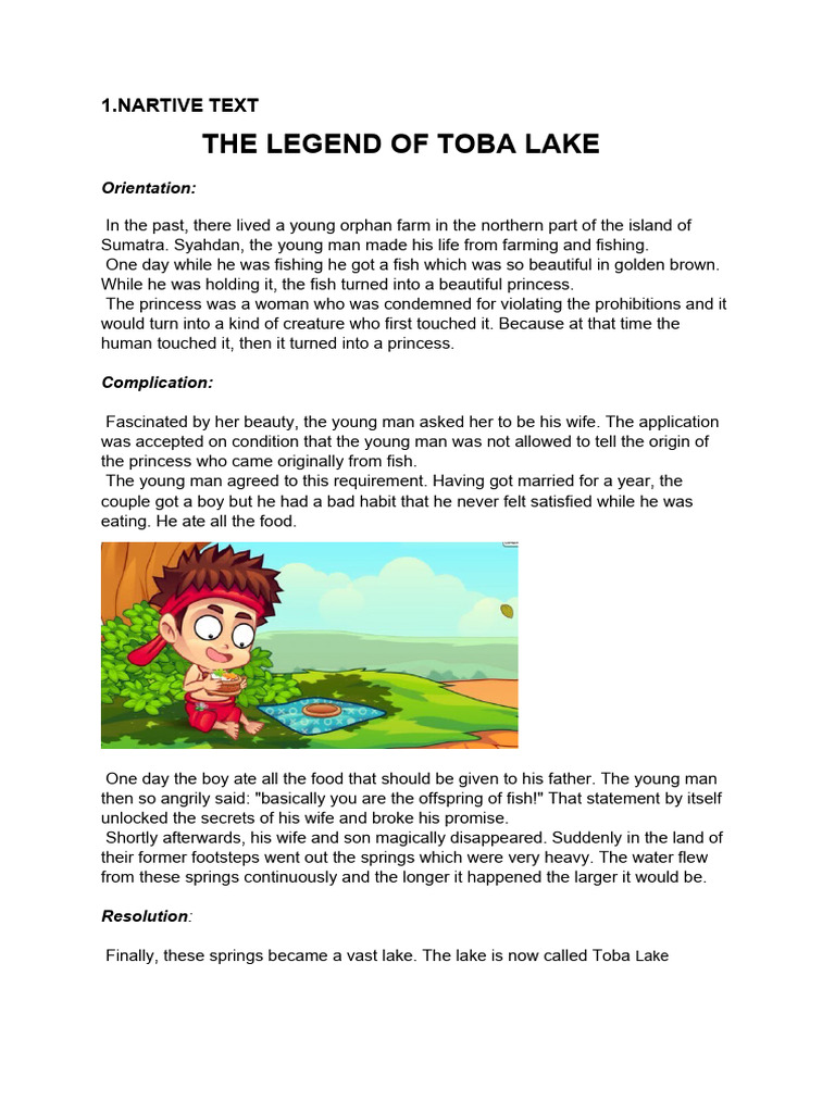 The Legend of Toba Lake Plan 12 | PDF