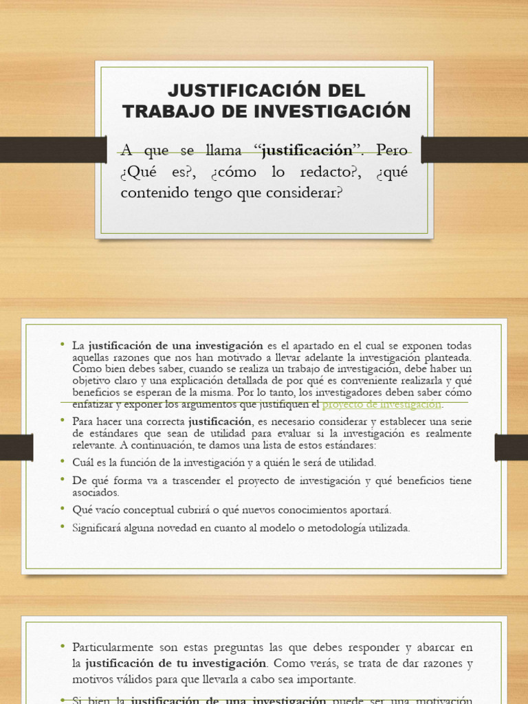 Justificación Del Trabajo de Investigación | PDF | Arte