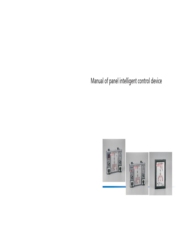 Panel Intelligent Control Device | PDF | Switch | Power Supply