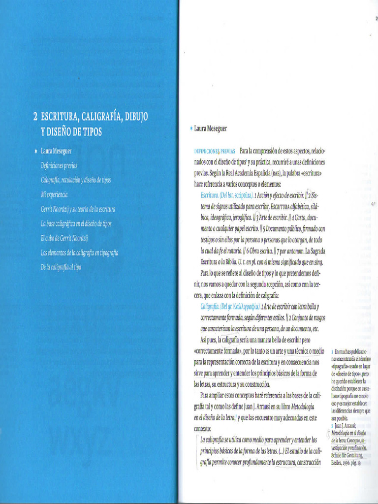 T4 - Cap 2 y 3 - Cómo Crear Tipografias - Henestrosa-Meseguer-Scaglione | PDF